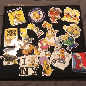 Pauplian | Toys | Nwtsimpsons Vinyl Waterproof Stickers Decals 96 Pcs ...